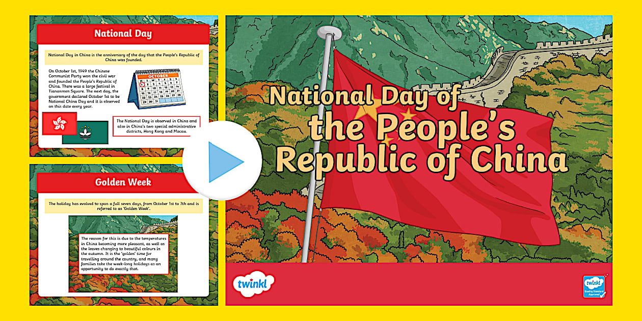National Day of the People's Republic of China PowerPoint