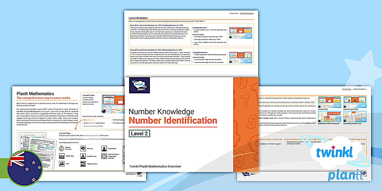 Level 2 Number Identification: Overview (teacher made)