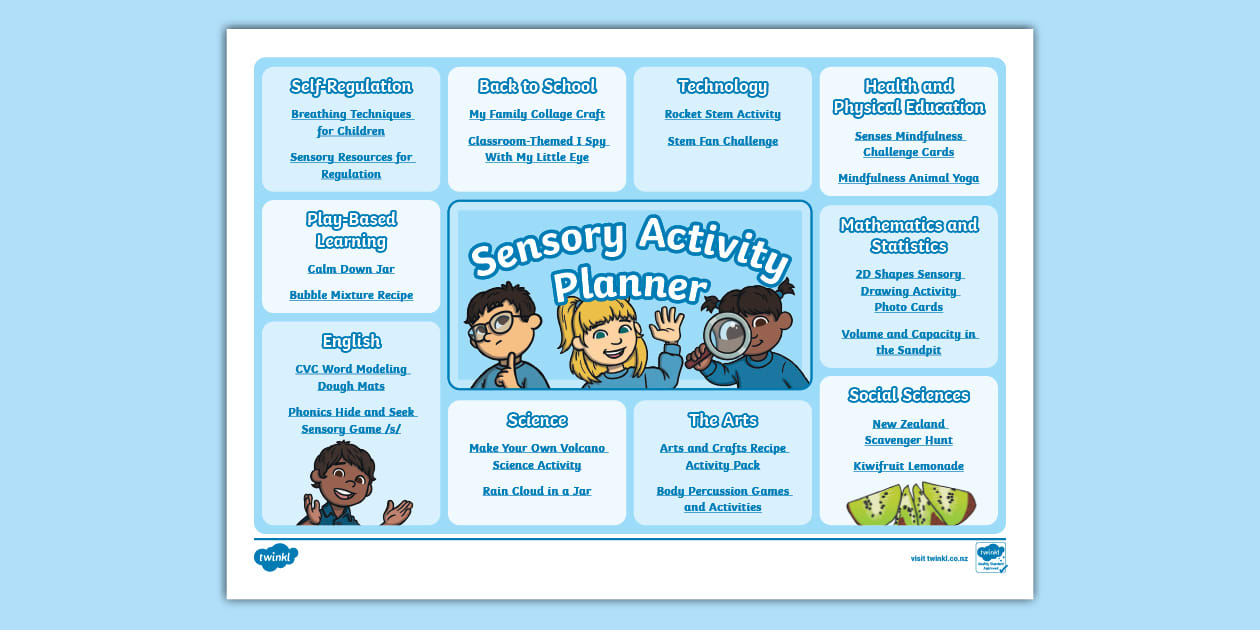 Sensory Activity Planner for Inclusion