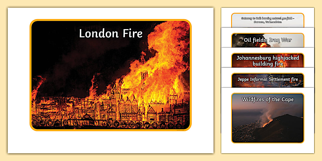 Disasters - Fires - Photo pack (teacher made) - Twinkl