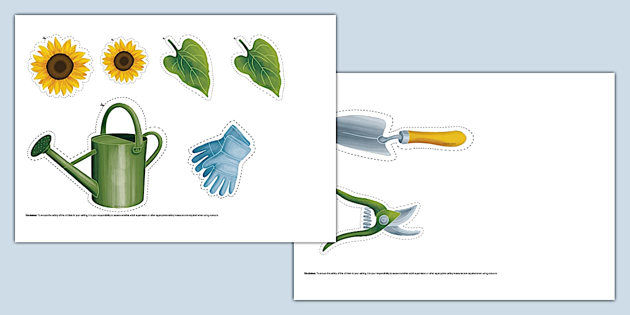 Sunflower-Themed Display Cut-Outs (Teacher-Made) - Twinkl