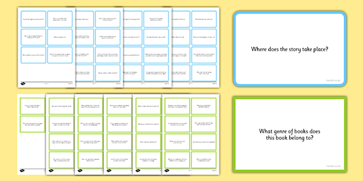 Reading Prompt Question Cards (teacher made) - Twinkl