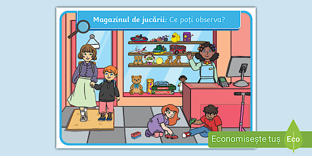 Magazinul de jucării – Planșă (Lehrer gemacht) - Twinkl