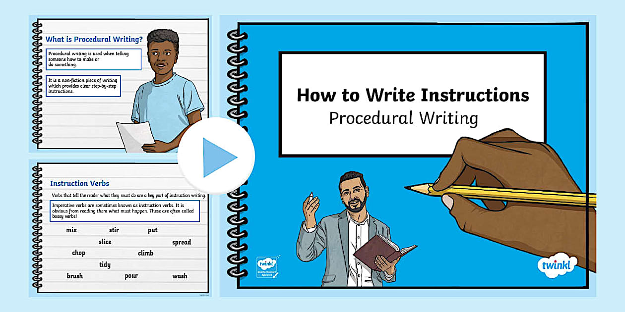 How to Write Instructions PowerPoint (teacher made) - Twinkl