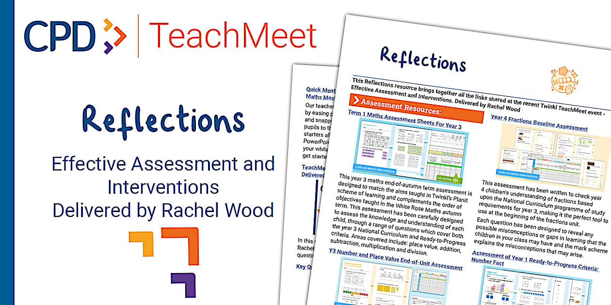 TeachMeet Reflections - Effective Assessment and Interventions in Maths ...