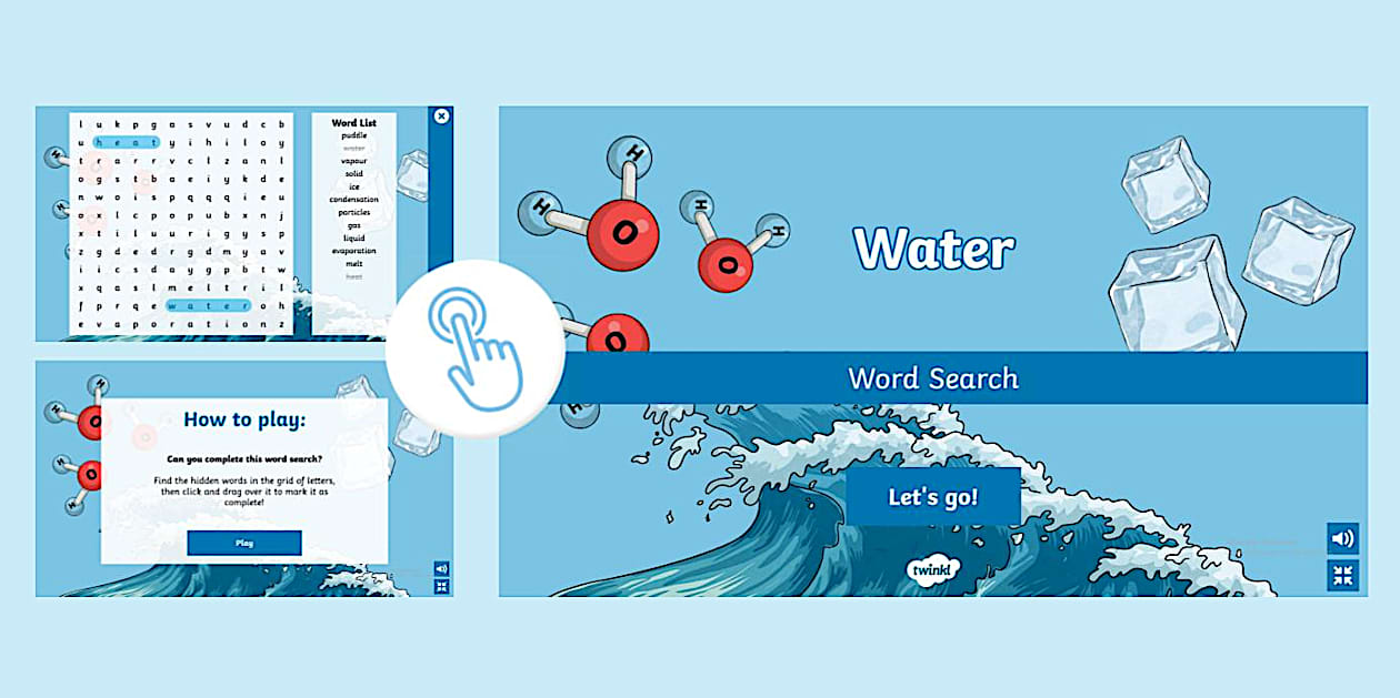 Water Words Word Search
