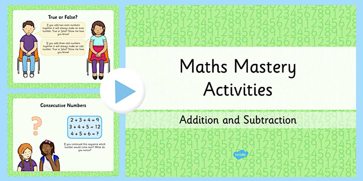 Year 2 Maths Mastery Add and Subtract Numbers PowerPoint
