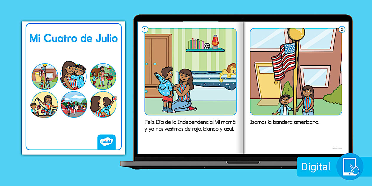 eBook emergente: Cuatro de Julio (Hecho por educadores)
