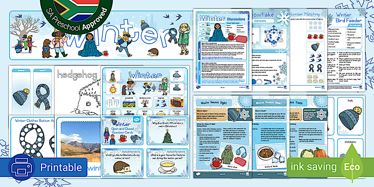 Preschool: Winter: Resource Pack