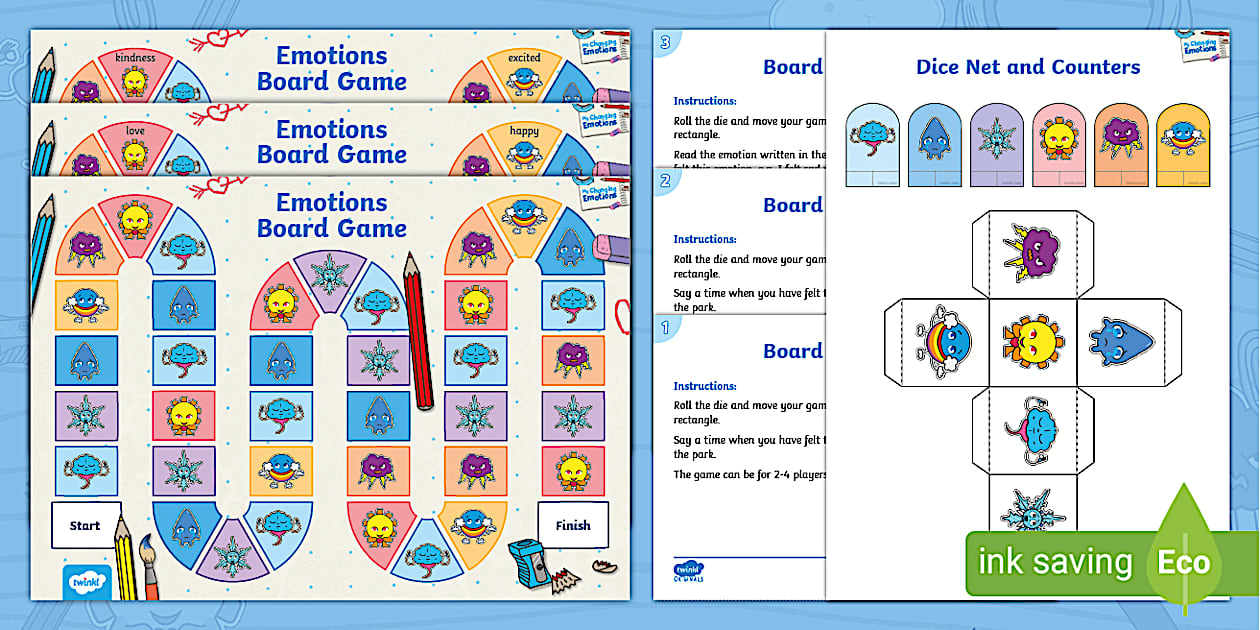 Changing Emotions Board Game | F-2 Australia | Teacher-Made