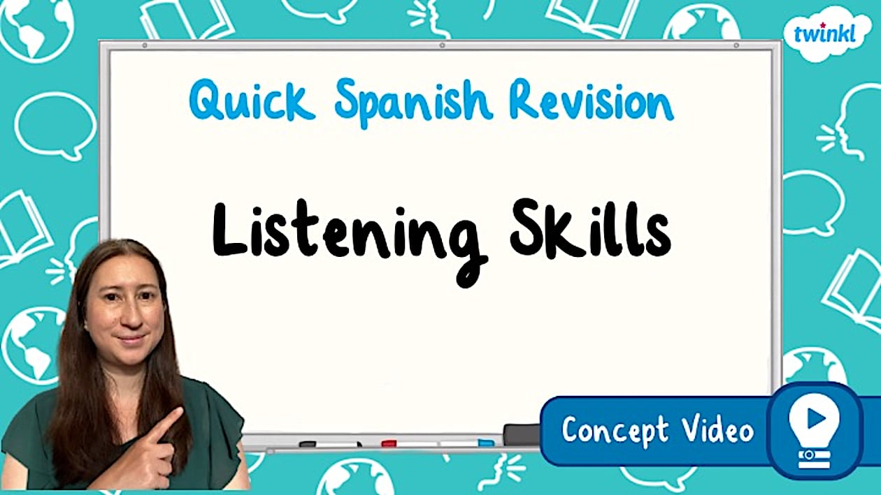 👉 Listening Skills | KS2 Spanish Concept Video