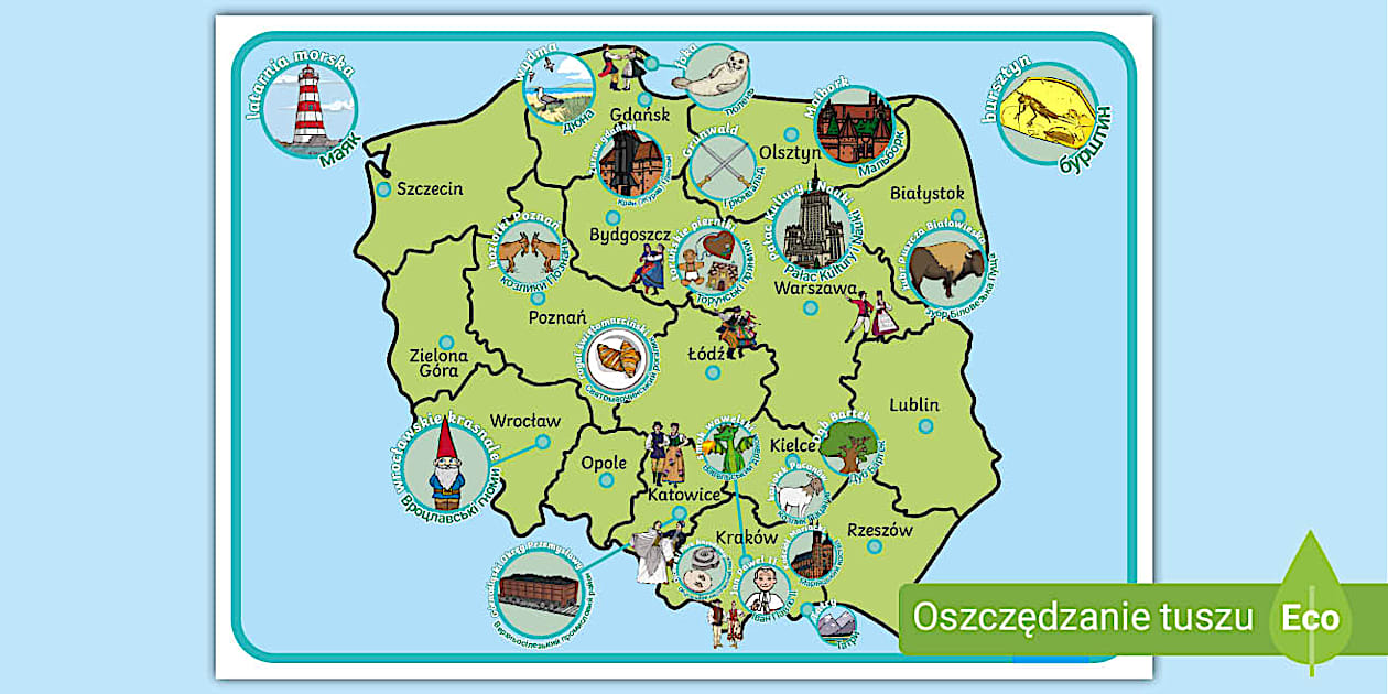 FREE! - Mapa Polski | Polsko-ukraiński (teacher made)