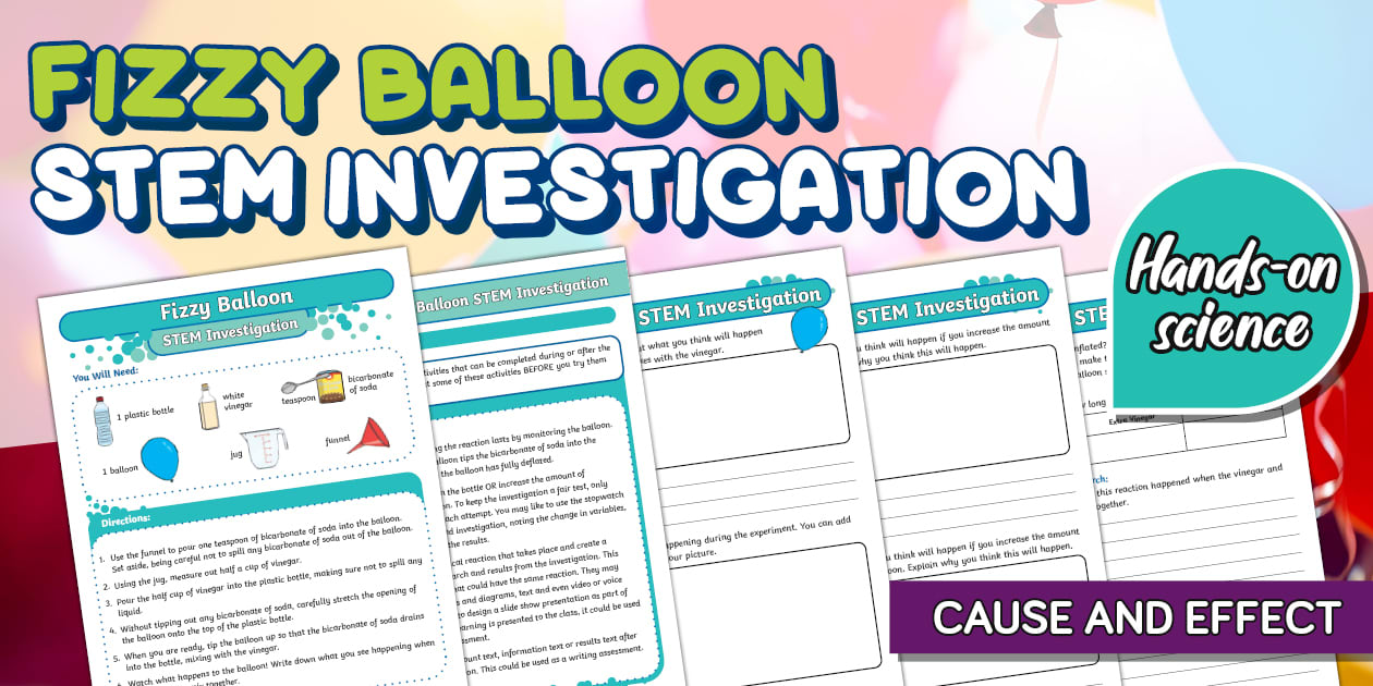Fizzy Balloon STEM Investigation Pack