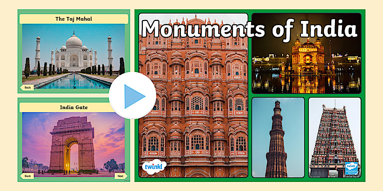 Monuments of India Photo PowerPoint (teacher made) - Twinkl