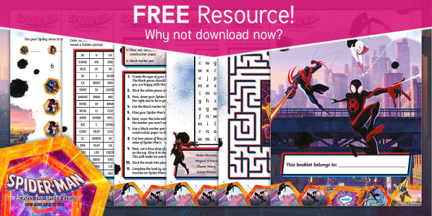 FREE Spider-Man™: Activity Booklet for 3rd-5th Grade