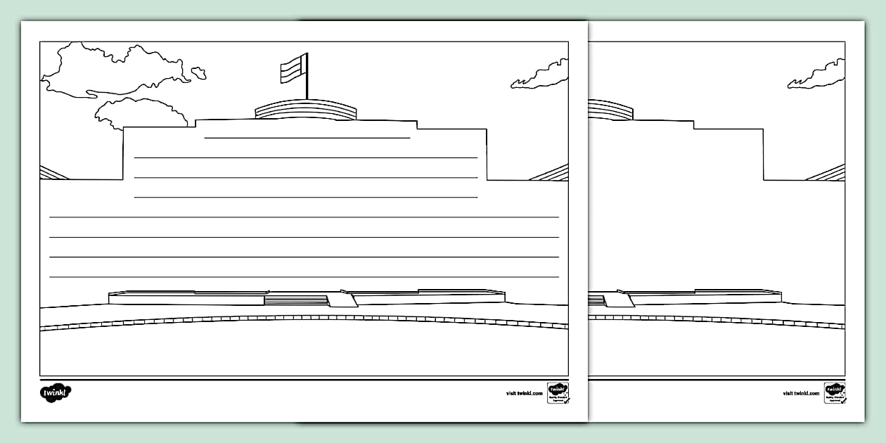 School Writing Template (teacher made) - Twinkl