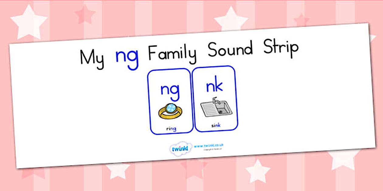 My Ng Family Sound Strip (teacher made) - Twinkl