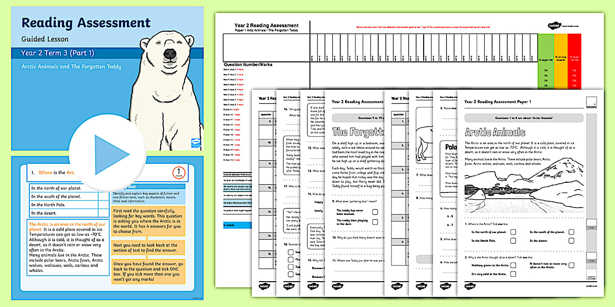 Year 2 Term 3 Paper 1 Reading Assessment Bumper Resource Pack
