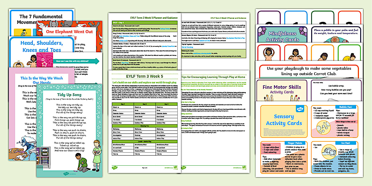 EYLF Term 3 Week 5 | Remote Home Learning Pack | Resources