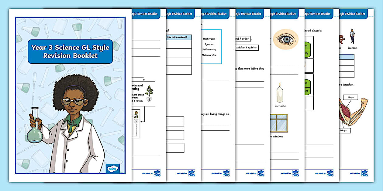 Year 3 Science GL Style Revision Booklet (teacher made)