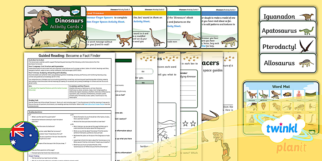 Year 1 Non-Fiction Dinosaurs: Guided Reading Session 2