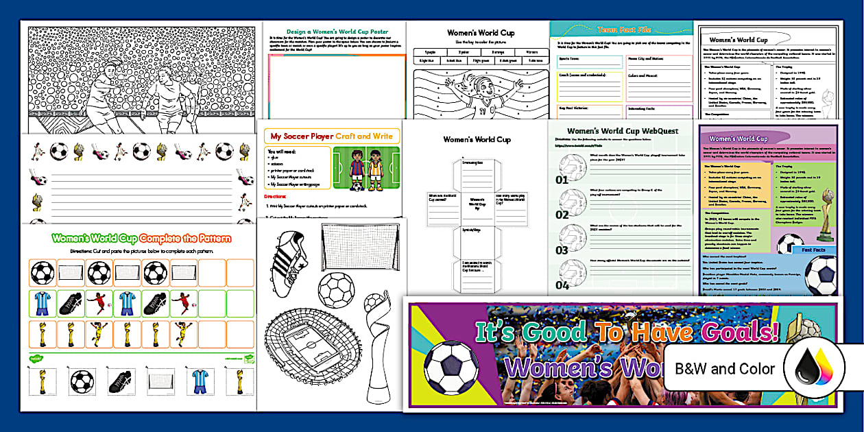 Women's World Cup Activity Pack (Teacher-Made) - Twinkl