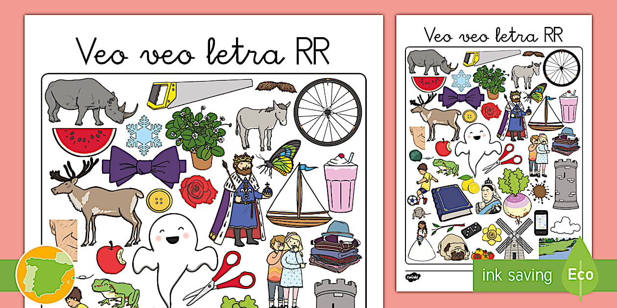 Veo, veo: La letra RR (Hecho por educadores) - Twinkl