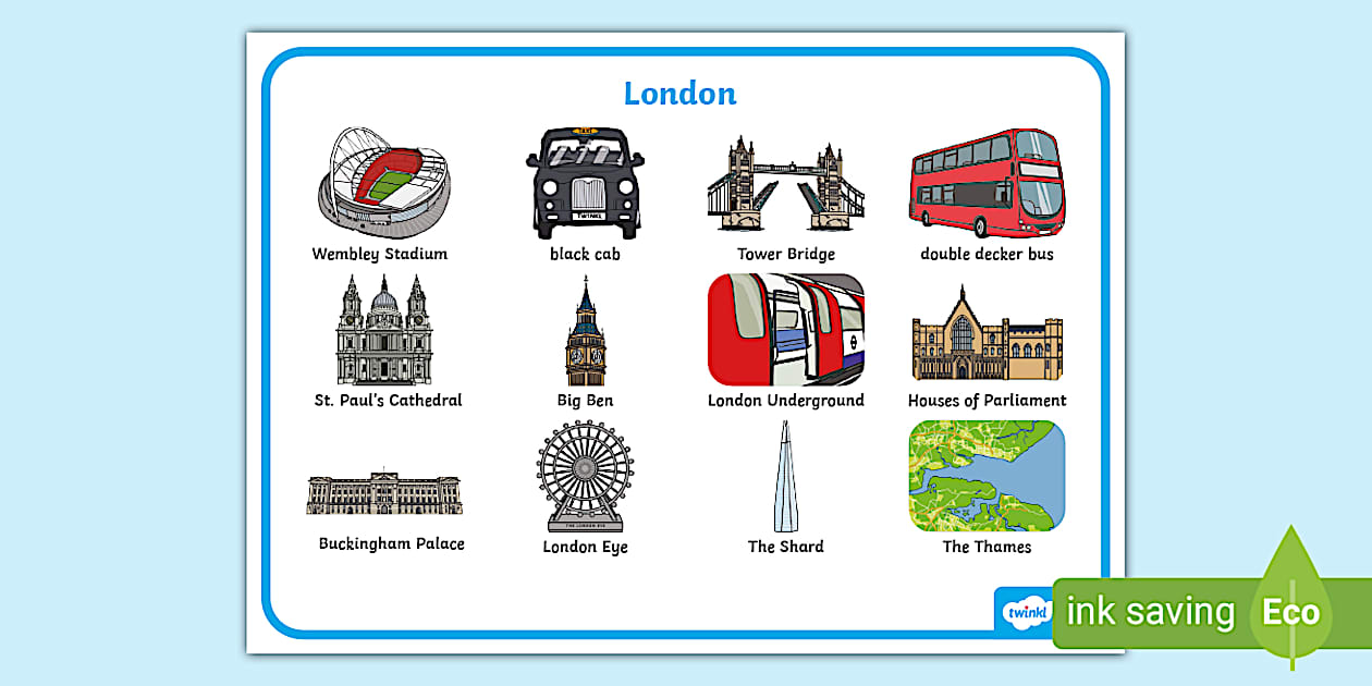 Cursive London Word Mat (teacher made) - Twinkl