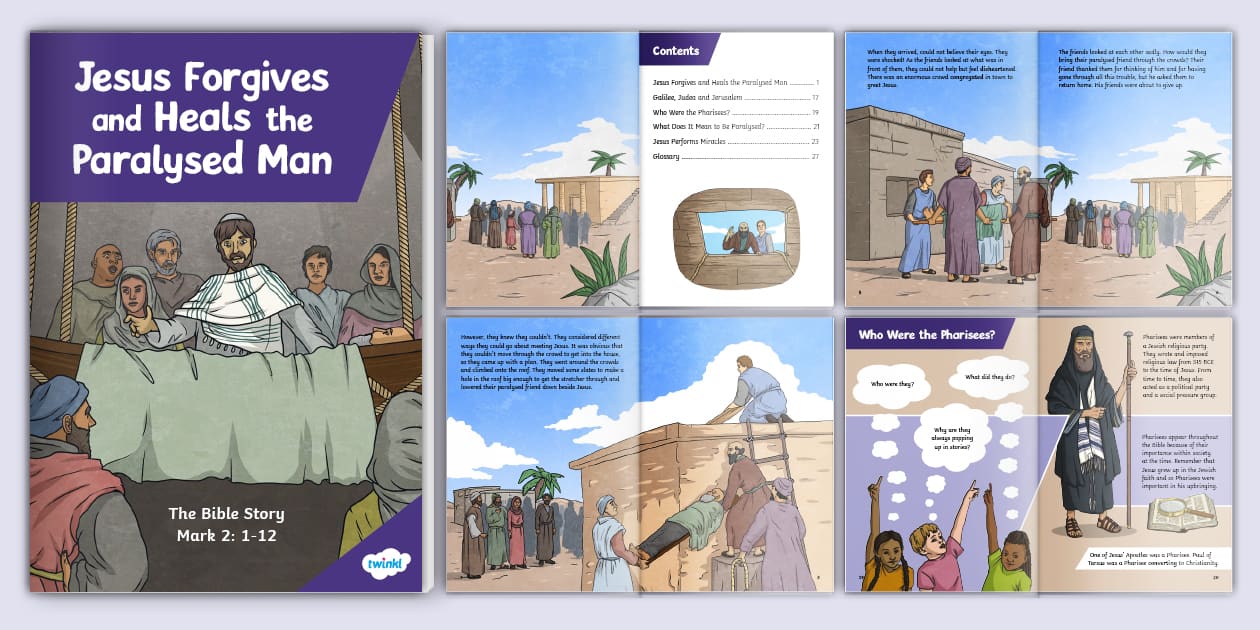 The Bible Story of Jesus Heals The Paralysed Man eBook