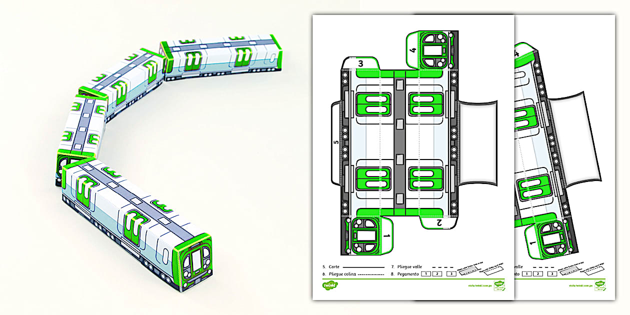Tren de Lima para armar | Twinkl Perú - Twinkl