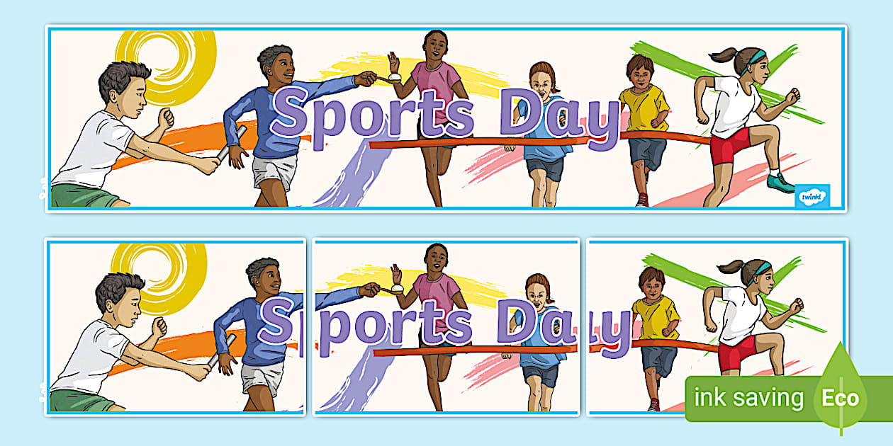 Sports Day Display Banner (teacher made) - Twinkl