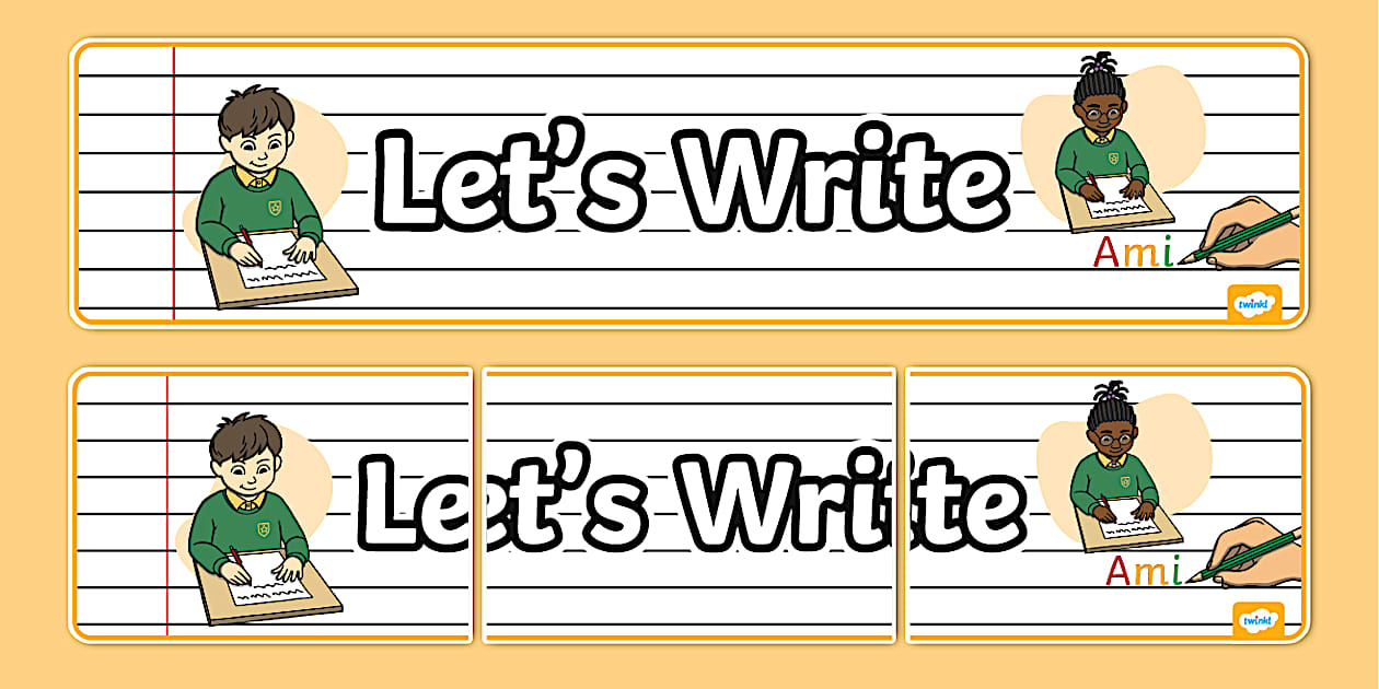 👉 Story Writing Display Banner (Teacher-Made) - Twinkl