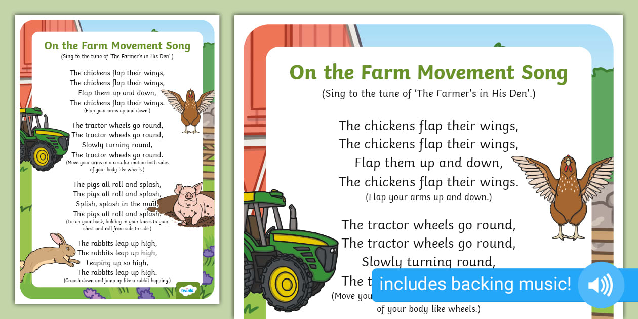 On the Farm Movement Song | Twinkl (teacher made) - Twinkl