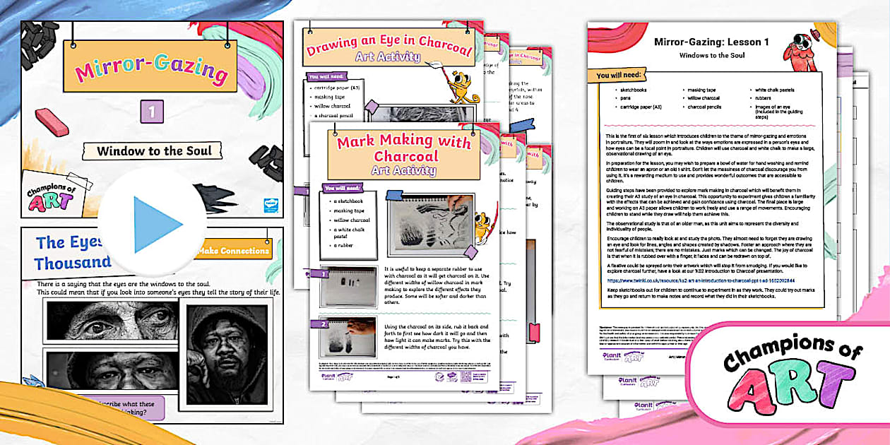 *Champions of Art: LKS2 Mirror-Gazing - Lesson 1* - Twinkl