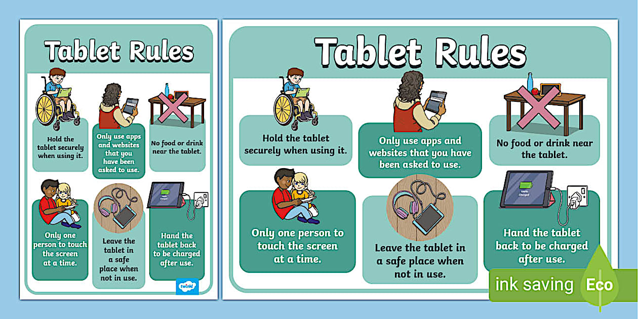 Ipad Rules | Ipad Rules For The Classroom | Twinkl - Twinkl