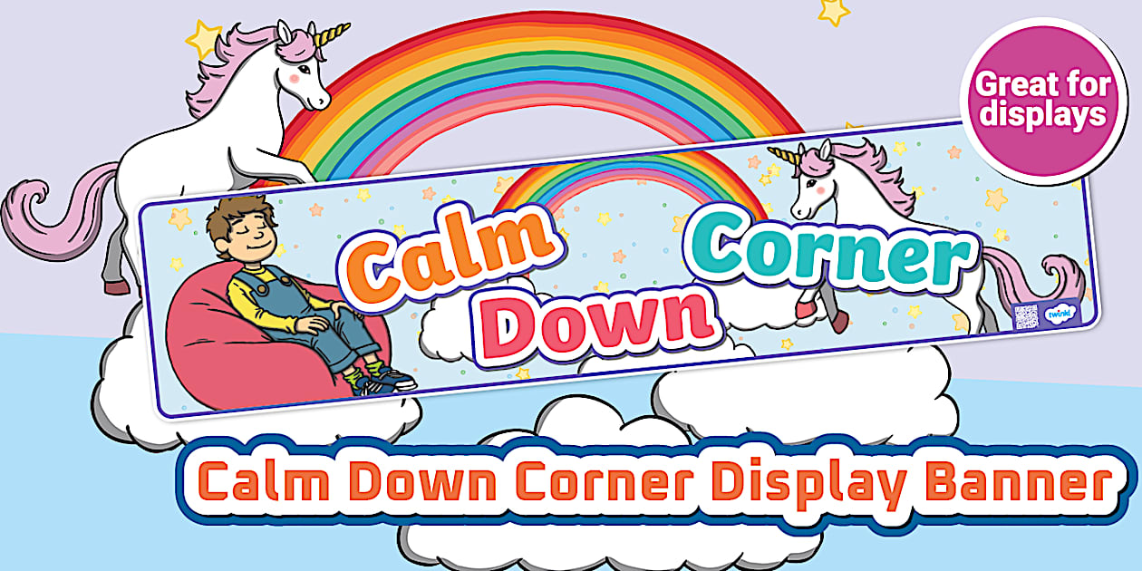 * NEW * Calm Down Corner Display Banner | Twinkl South Africa