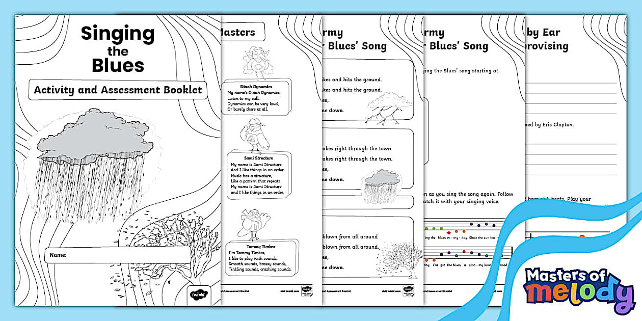👉 Year 5 Singing the Blues - Activity and Assessment Booklet
