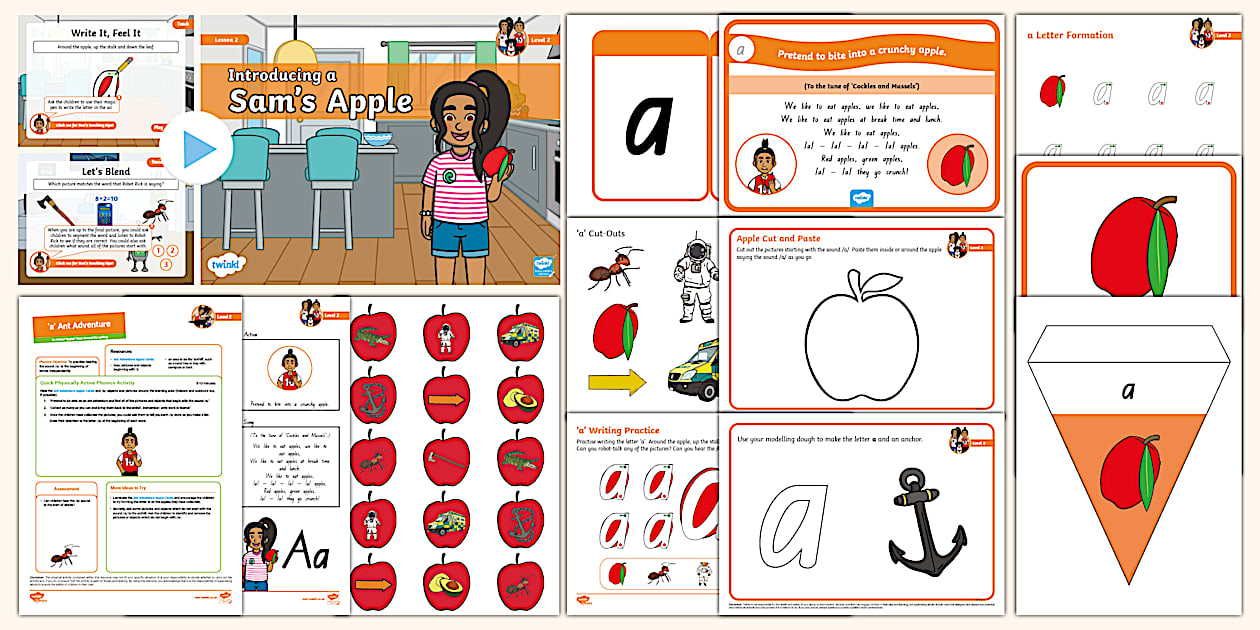 NZ Phonics: Level 2: Week 1: Lesson 2: 'a' Phonics Sound
