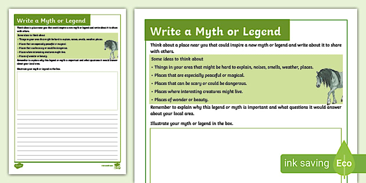 Create a New Scottish Myth or Legend (teacher made) - Twinkl