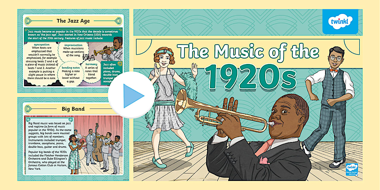 👉 1920s Music PowerPoint for KS2 (Teacher-Made) - Twinkl