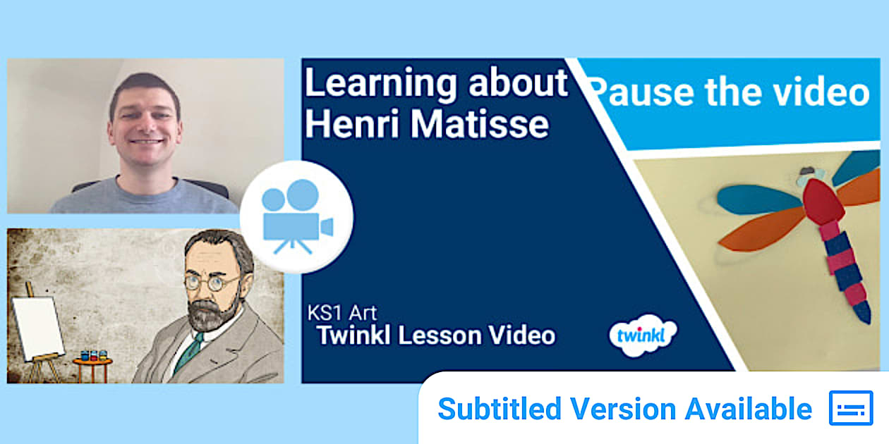 KS1 (Ages 5-7) Art: Henri Matisse Video Lesson