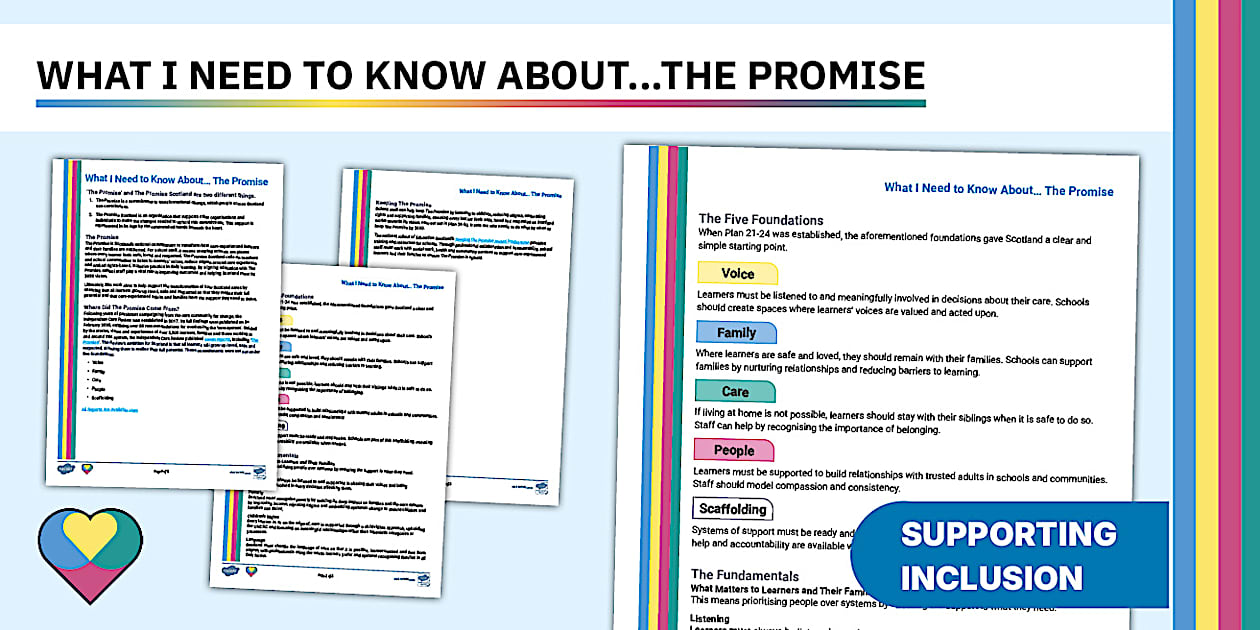 What I Need to Know About... The Promise