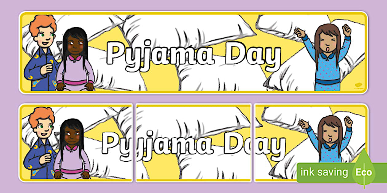 Pyjama Day Banner | Fundraising Display | F-2 Resource