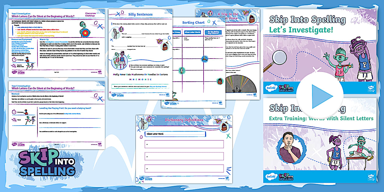 Year 5: 'Which Letters Can Be Silent at the Beginning of Words ...