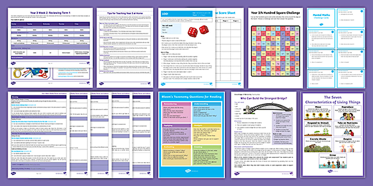 Year 3 Term 2 Week 2 School Closure Home Learning Pack