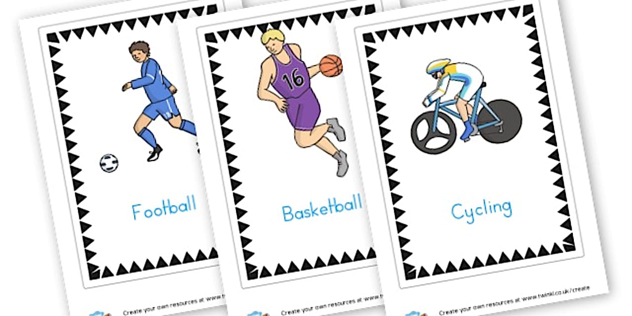 Sports Cards (teacher made) - Twinkl