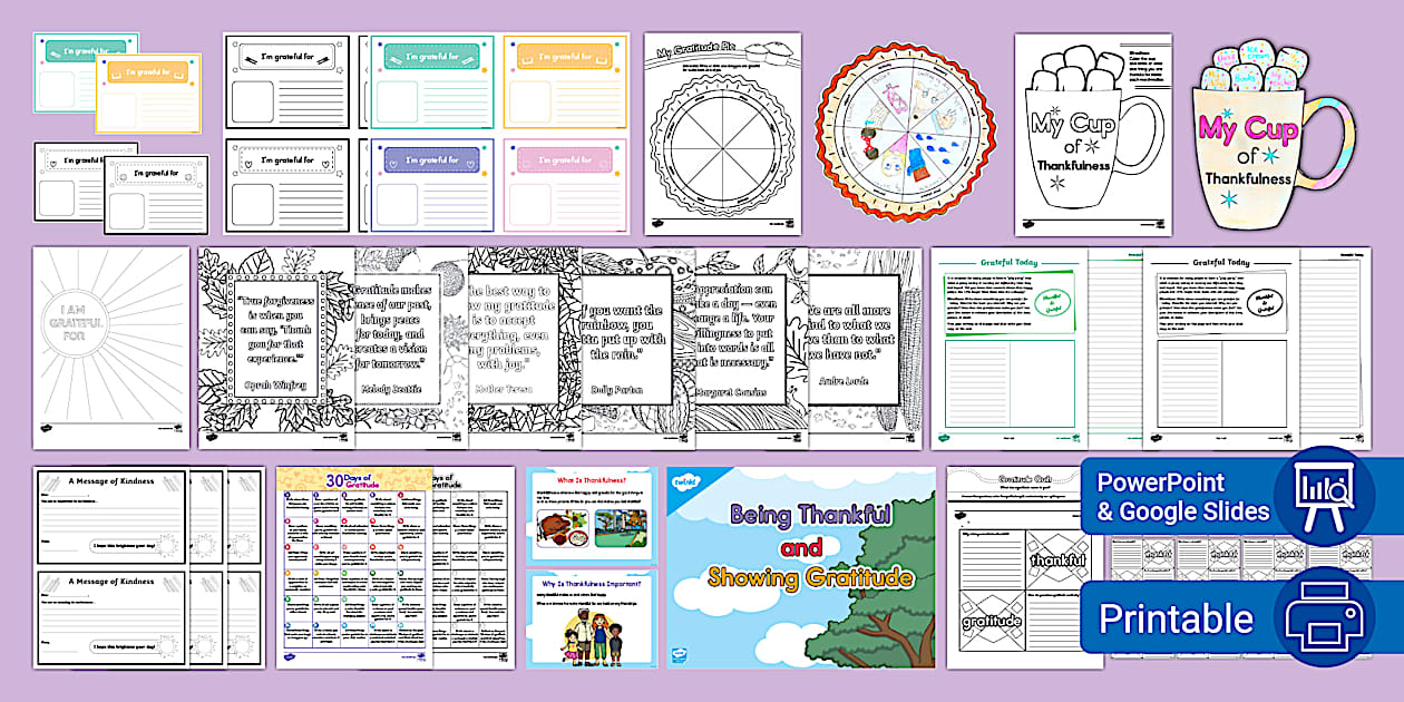 FREE Gratitude and Giving Activity Pack (teacher made)