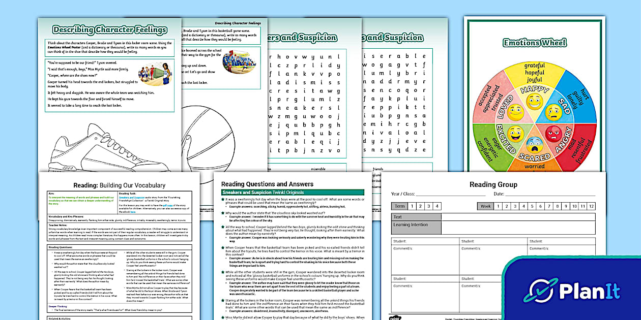 Y4 Flourishing Friendships Sneakers and Suspicion L2