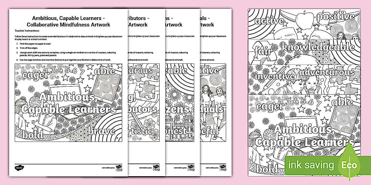 CfW: The Four Purposes – Collaborative Mindfulness Artwork