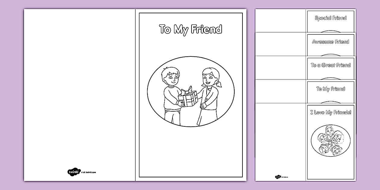 Friendship Cards | International Friendship Day | Twinkl USA
